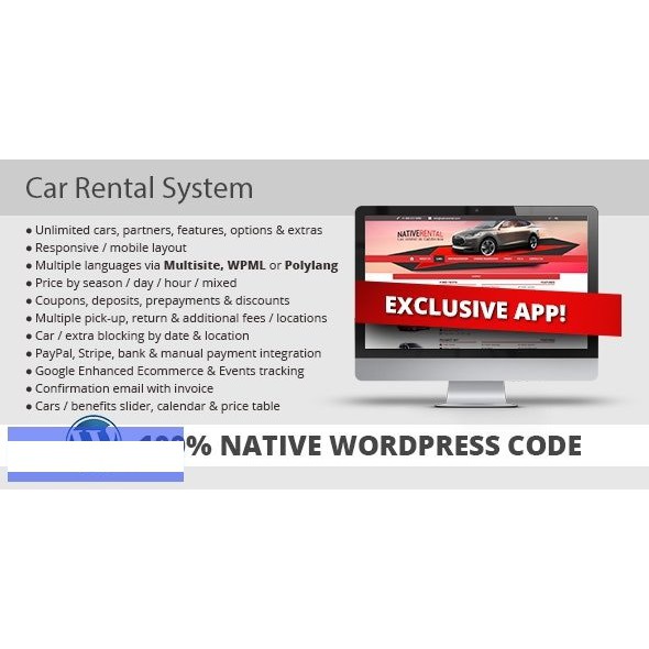 Jual Code Car Rental System (Native WordPress Plugin) v5.0.2 Bisa ...
