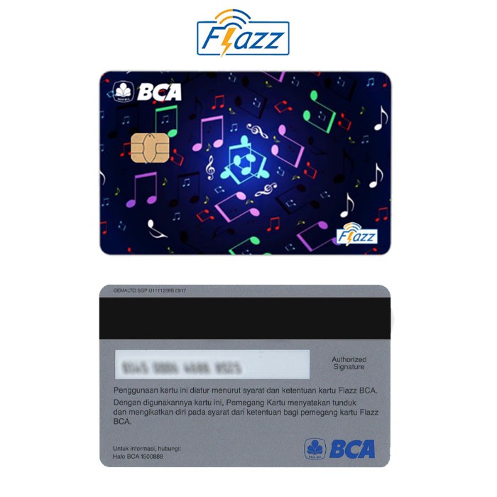 Jual Music Note Kartu E-Money Flazz BCA Gen 2 NFC Custom Card | Shopee ...