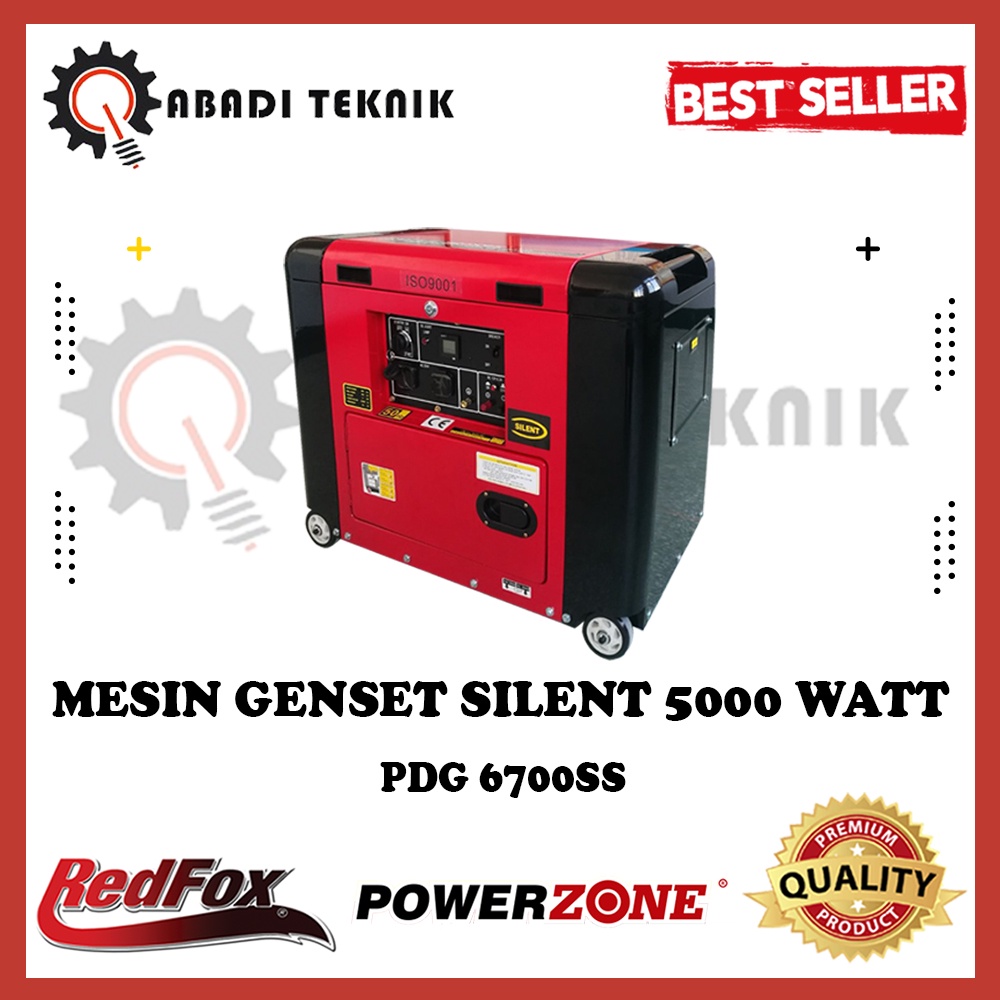 Jual MESIN GENSET SILENT 5000 WATT PDG-6700 SS | Shopee Indonesia