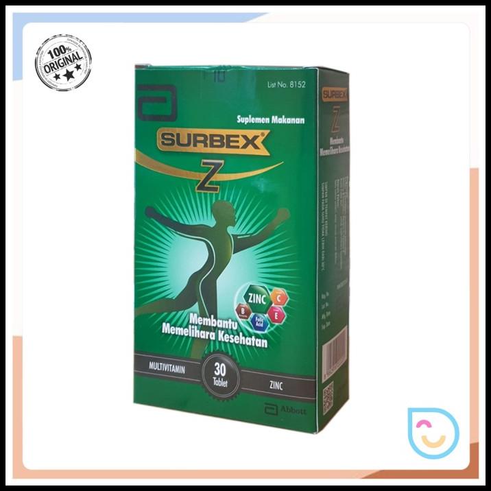 Jual Surbex Z Multivitamin Box Isi 30 Tablet | Shopee Indonesia