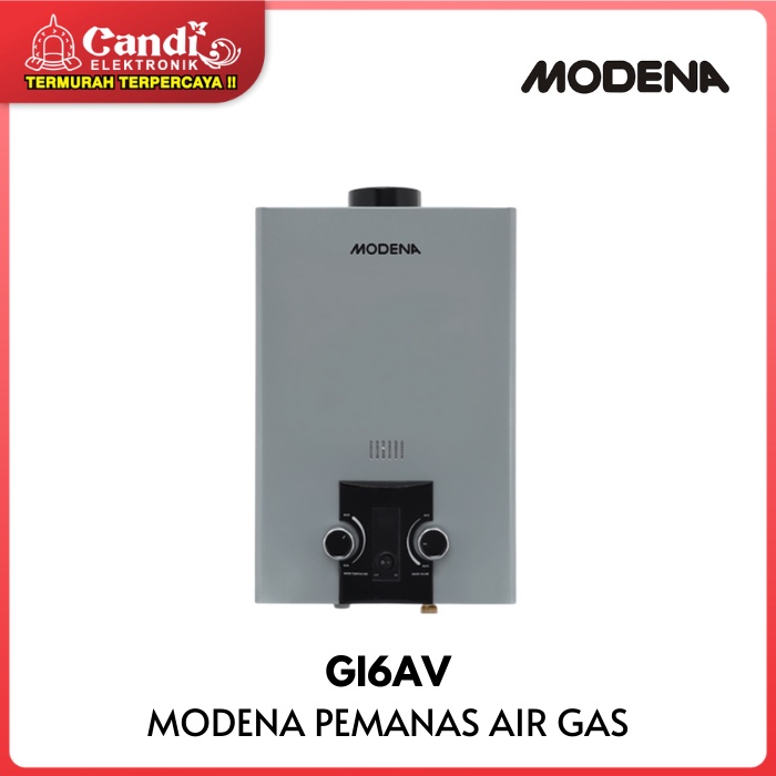 Jual MODENA Pemanas Air Gas Kapasitas 6 Liter GI6AV | Shopee Indonesia