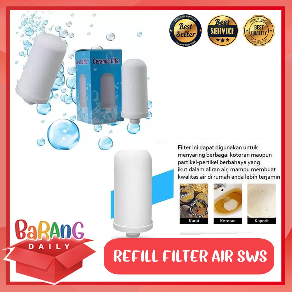 Jual REFILL ISI ULANG WATER PURIFIER FILTER AIR SWS CARTRIDGE BAHAN ...