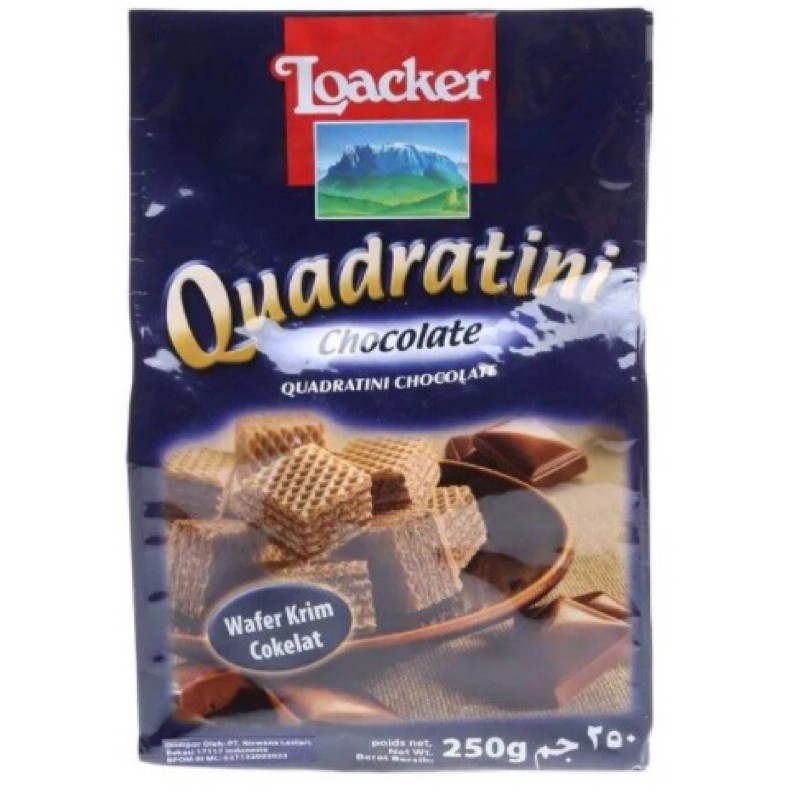 Jual Loacker Quadratini 250g variant Chocolate | Shopee Indonesia