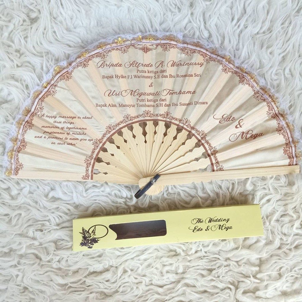 Jual kipas undangan costum | Shopee Indonesia