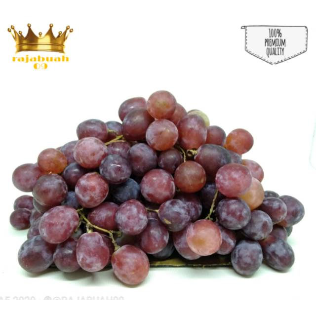 Jual Buah Anggur Merah Import Manis Segar / Anggur Import | Shopee ...