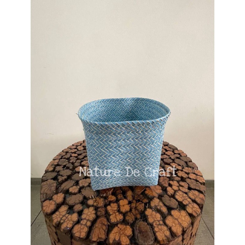 Jual Coverpot Anyaman Tanaman/ Keranjang Anyaman Seagrass / VAS Bunga ...