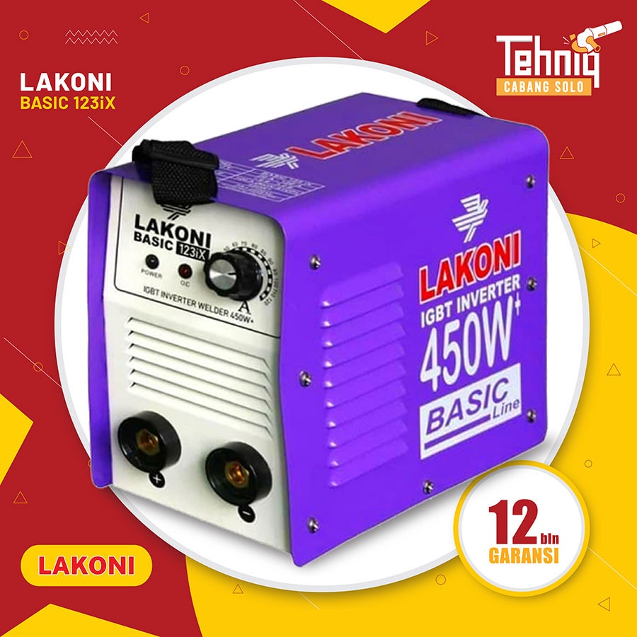 Jual Mesin Las Listrik / Trafo Las 450 Watt LAKONI BASIC 123IX Welding ...