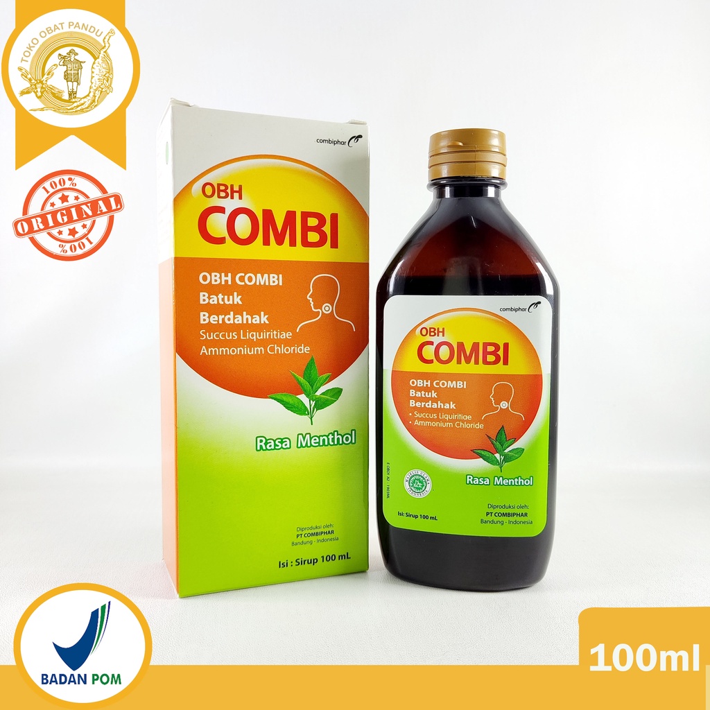 Jual OBH COMBI BATUK BERDAHAK (100 ML) RASA MENTHOL | Shopee Indonesia