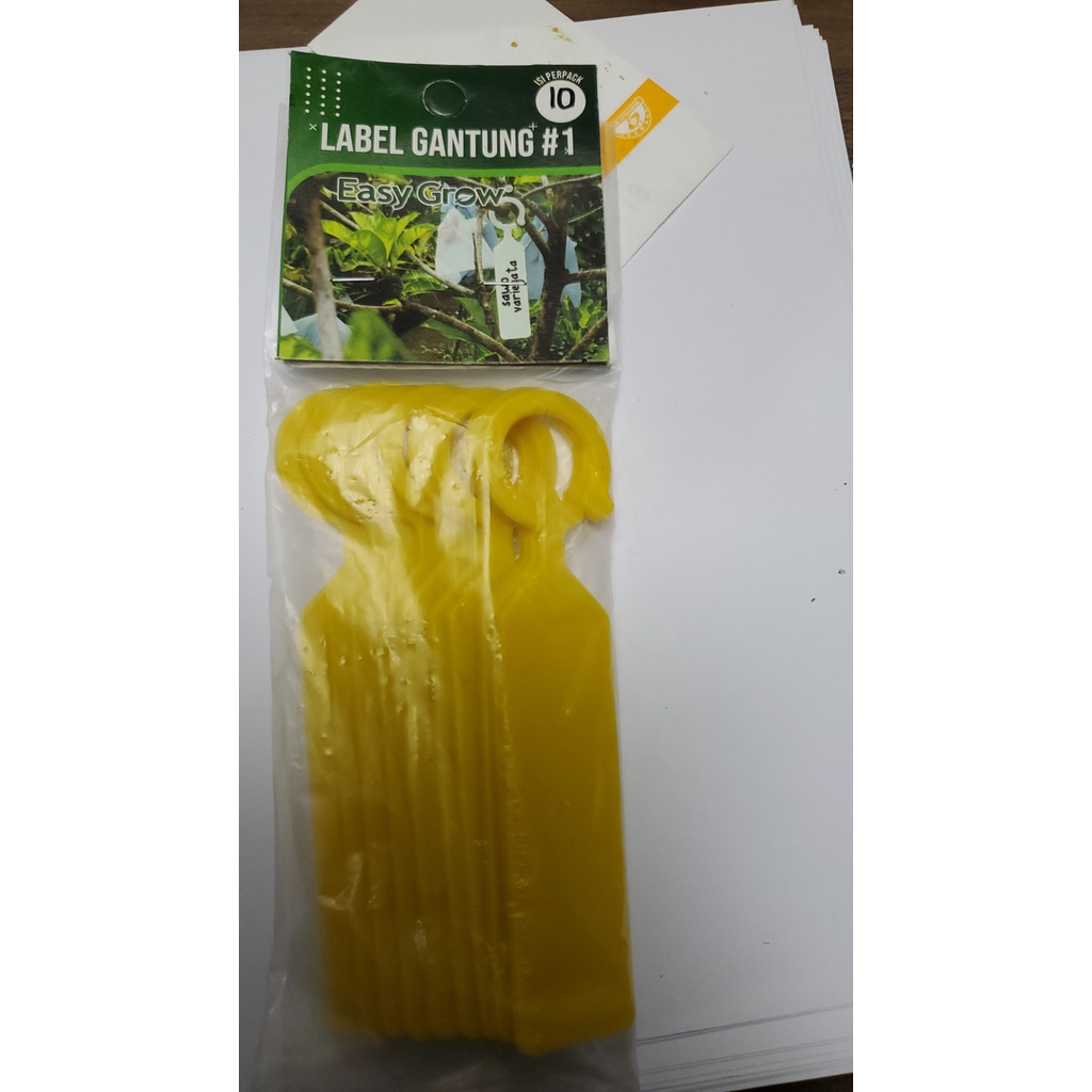 Jual Label Tanaman Gantung #1 / Tag Tanaman / Nama Tanaman - Papan Tanaman Waterproof Label Nama ...