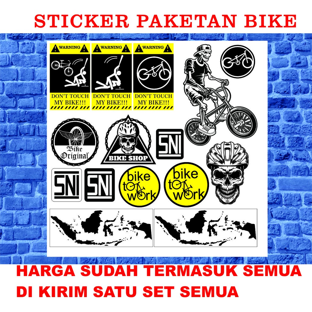 Jual STICKER ALL SEPEDA VARIASI SET | Shopee Indonesia