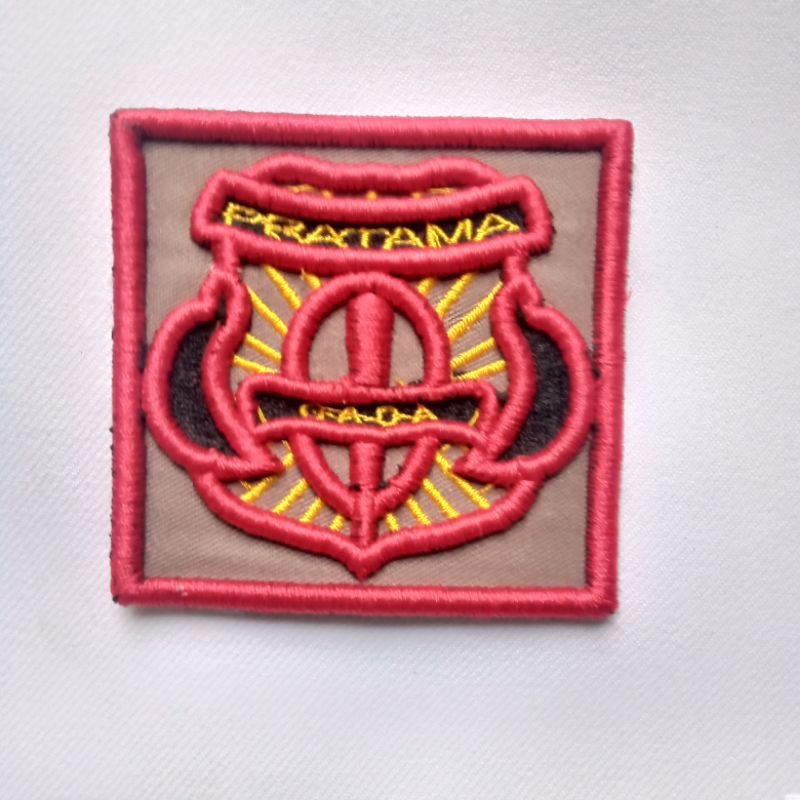Jual logo atribut satpam/securiity timbul//readystock//bordirsatuan ...