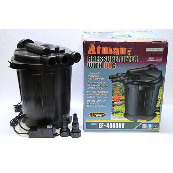 Jual External Filter Canister Atman EF-4000U Pressure Filter Kolam UV ...