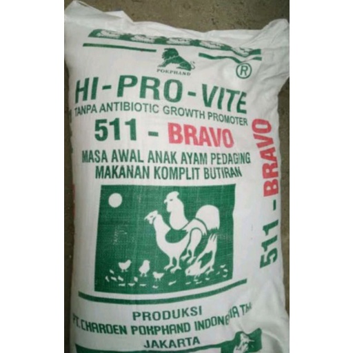 Jual pur 511 bravo karungan 50 kg pur anak ayam pedaging | Shopee Indonesia