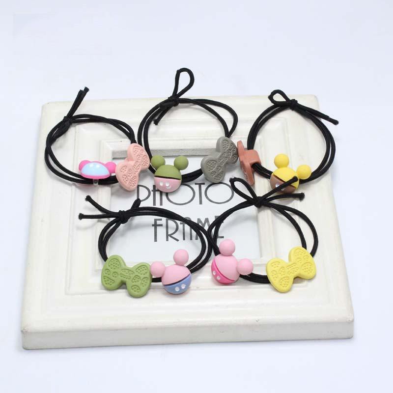 Jual Ikat Rambut Karet Wanita Impor Motif Mickey Mouse Lucu Dan Unik ...