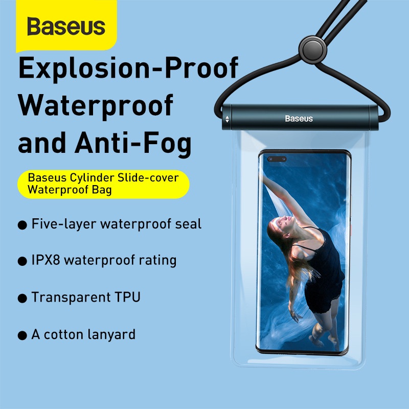 Jual BASEUS Kantong Pelindung HP WATERPROOF Case Sarung HP Anti Air ...