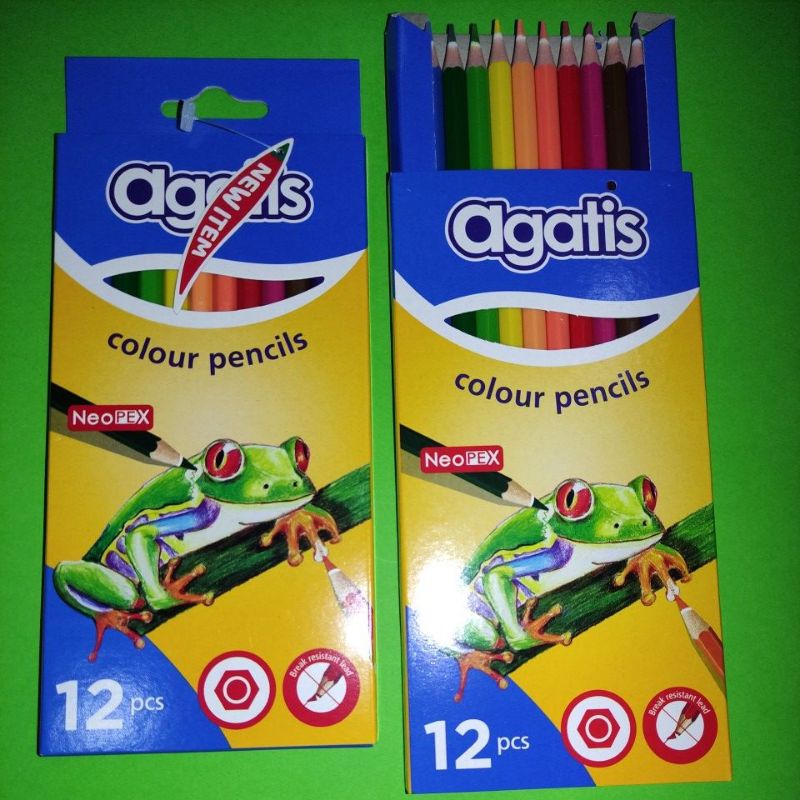 Jual Pensil Warna Agatis NeoPEX 12 Warna Panjang | Shopee Indonesia