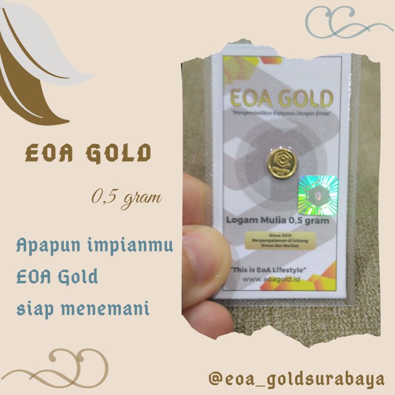 Jual EOA GOLD 0,5gr | Shopee Indonesia