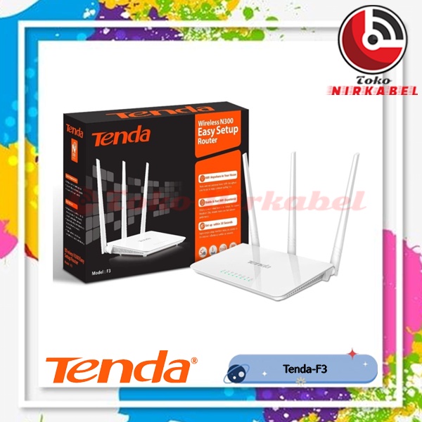 Jual Tenda F3 Wireless Router 300Mbps/Wireless Router Tenda F3 | Shopee ...