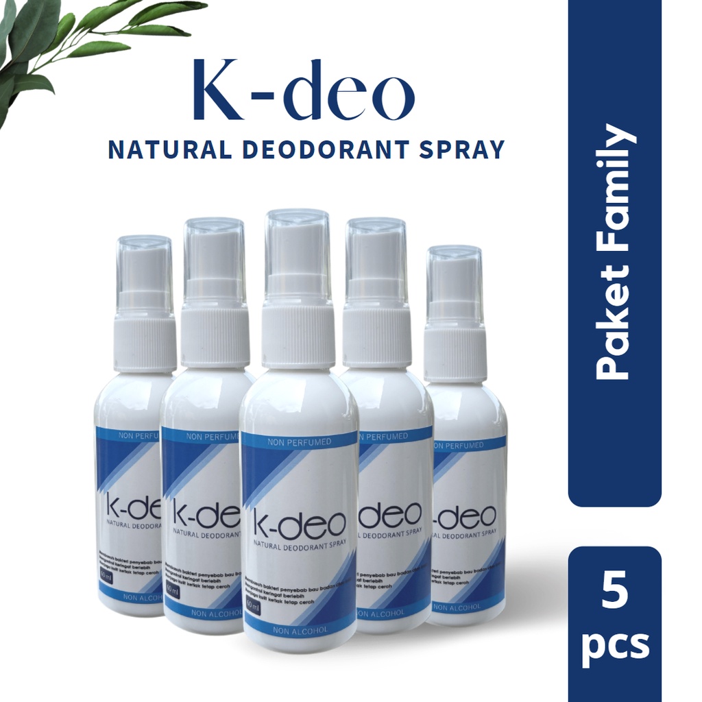 Jual Paket Family 5 botol "k-deo" Deodorant Spray Pembunuh Bakteri ...