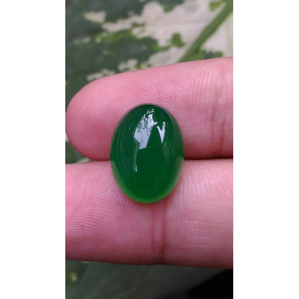 Jual Batu akik ijo garut / hijau garut / ohen / ehon size 15 mm ...