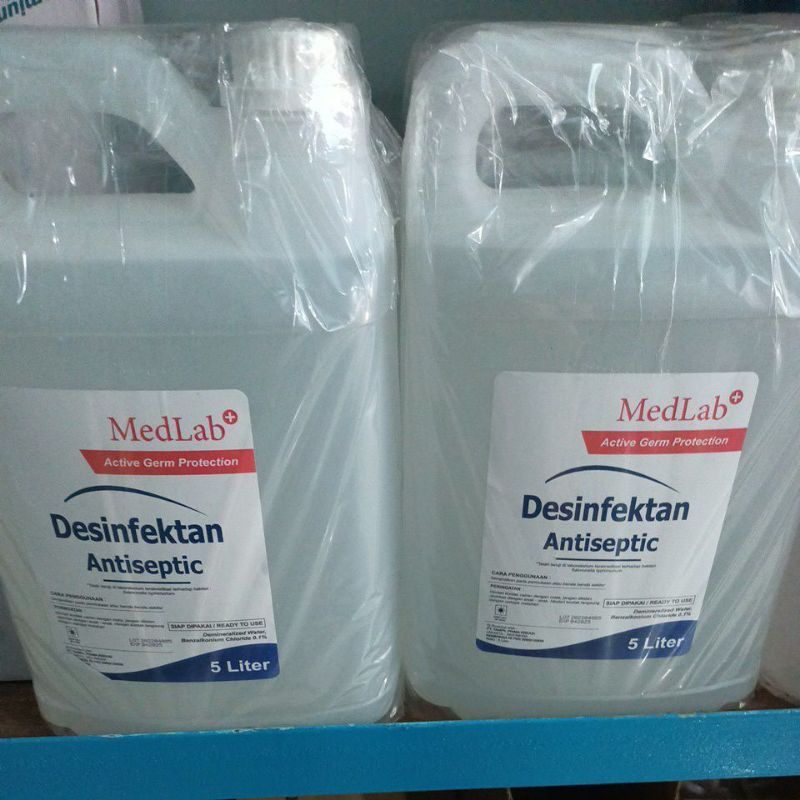 Jual Disinfektan galon / desinfektan 5Liter Medlab / antiseptic ...