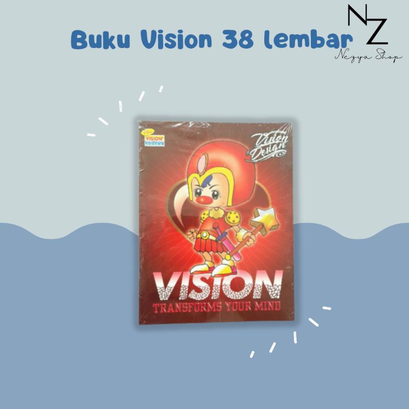 Jual BUKU TULIS VISION ISI 38LEMBAR HARGA PER PCS | Shopee Indonesia