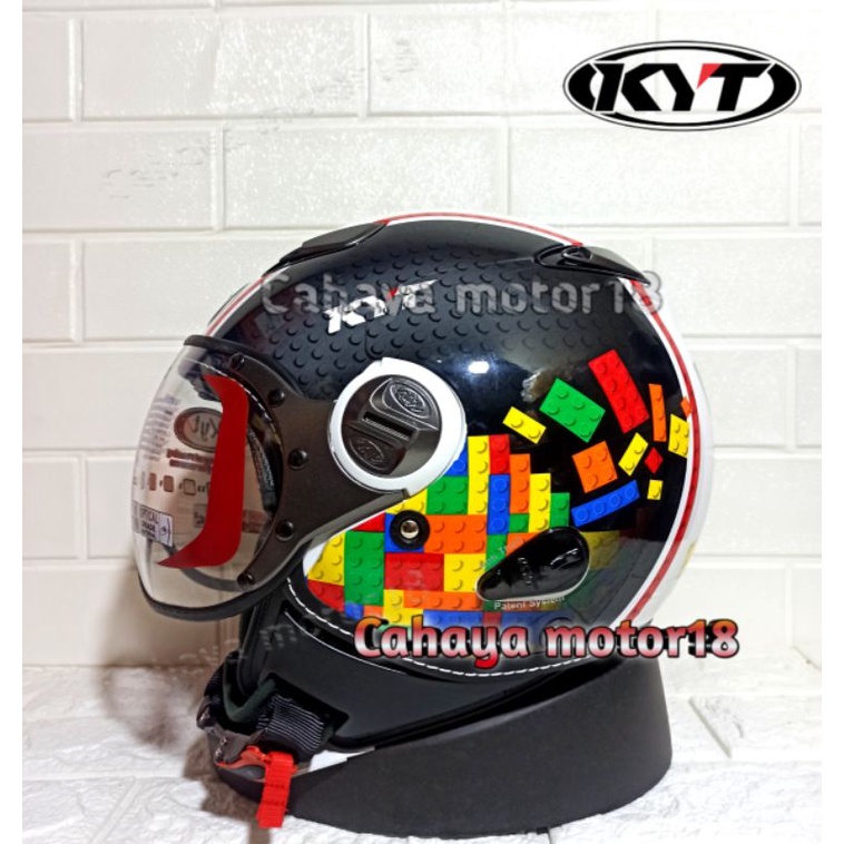 Jual HELM KYT ELSICO #5 MOTIF/KYT RETRO | Shopee Indonesia