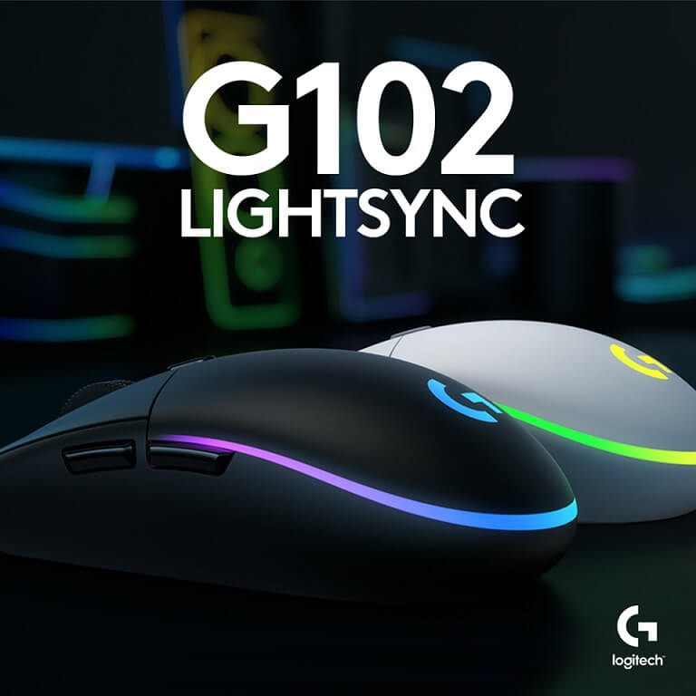 Jual Mouse Gaming LOGITECH G102 V2 Lightsync | Shopee Indonesia