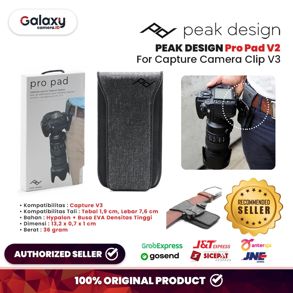 Jual Peak Design Pro Pad V2 For Capture Camera Clip V3 | Shopee Indonesia