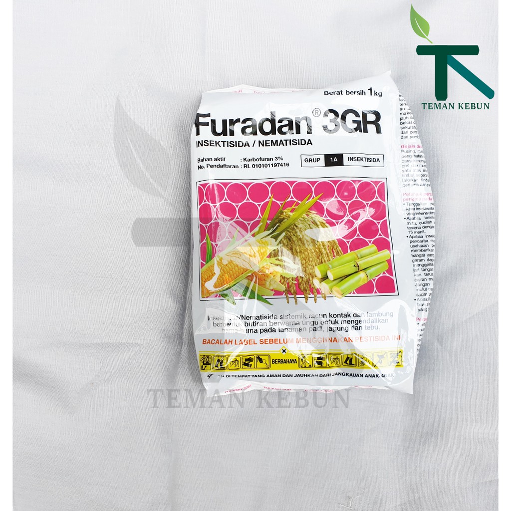 Jual Insektisida Furadan bahan aktif karbofuran 1 kg kemasan pabrik ...