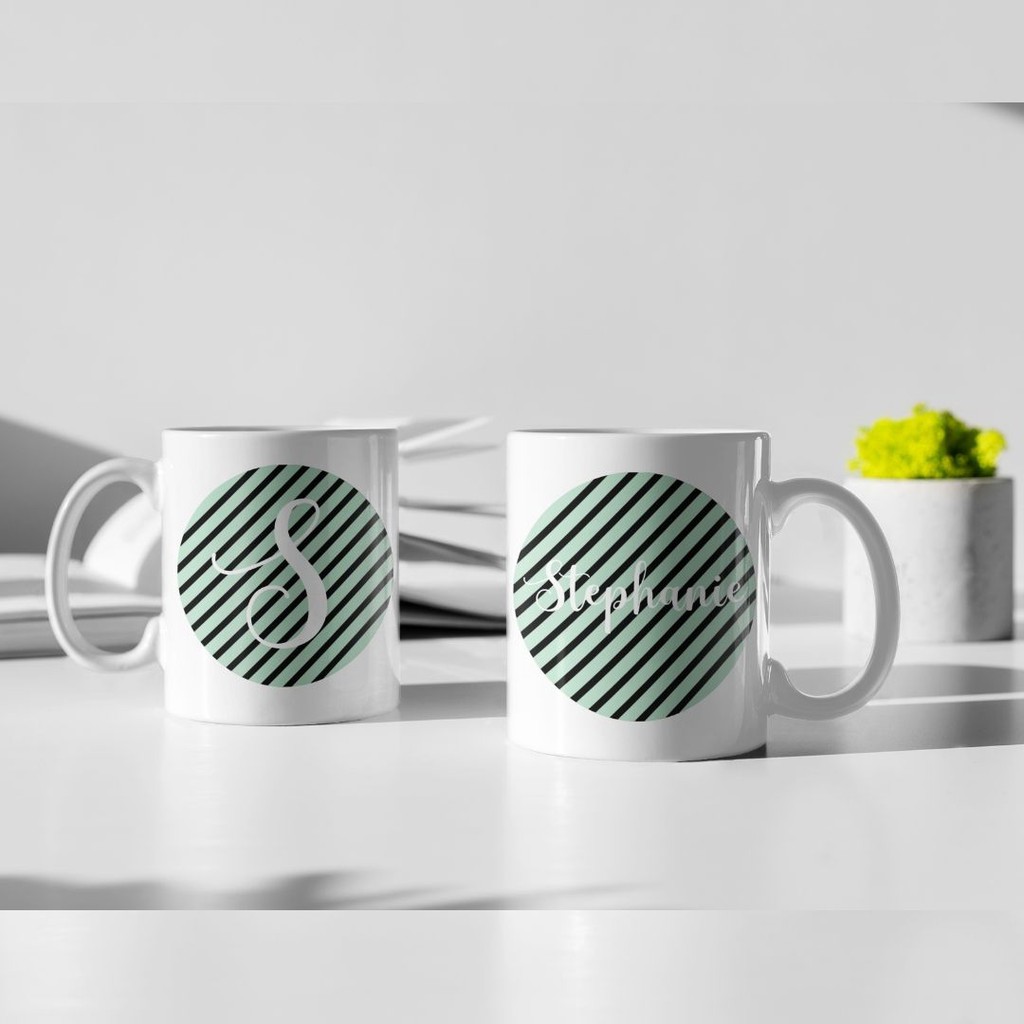 Jual Mug custom unik CIRCLE CUSTOM NAME v1 | Shopee Indonesia