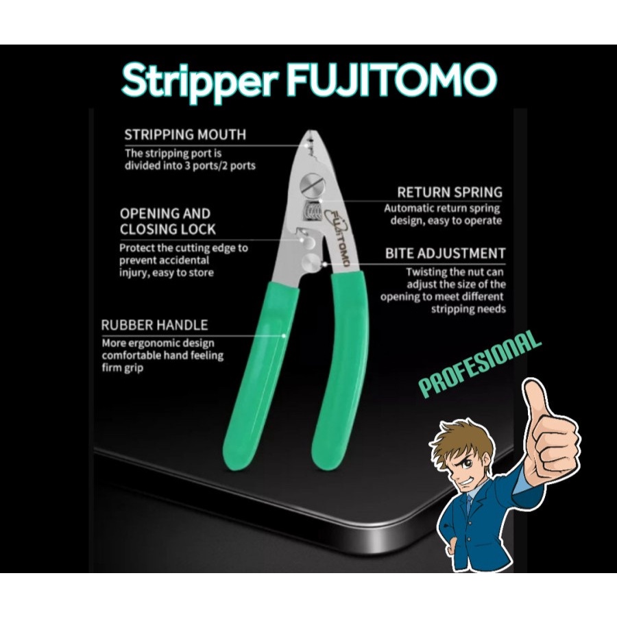 Jual Stripper Fiber Optic FUJITOMO - Stripper Core FUJITOMO | Shopee ...