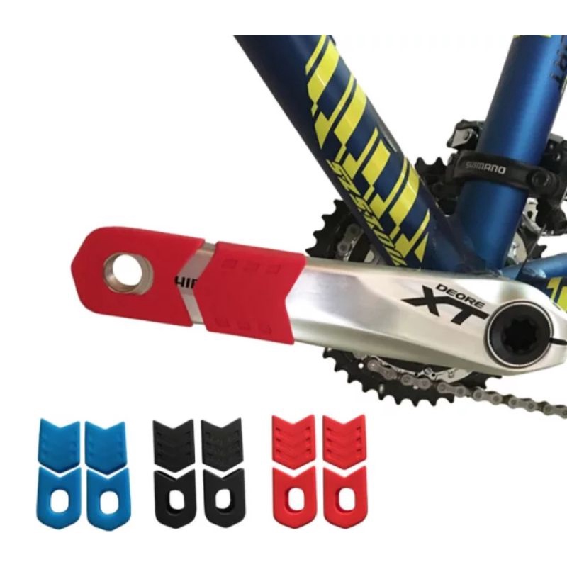 Jual Enlee crank guard pelindung crank arm protector double silikon ...