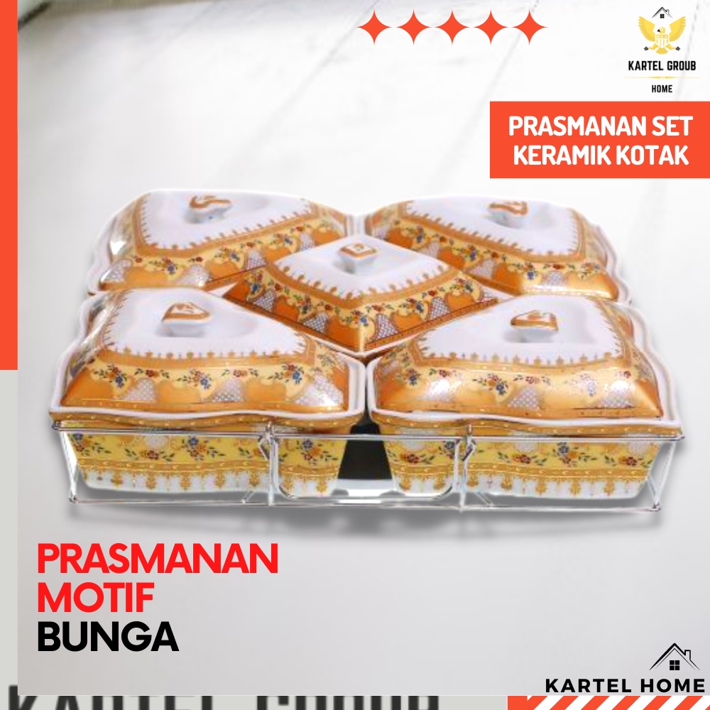 Jual Tempat Saji Makanan Prasmanan Kotak Keramik Tempat Lauk Mewah ...