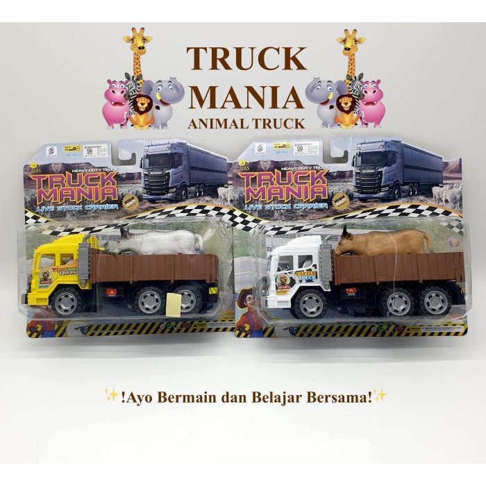 Jual Toko Mainan ALFA Cattle Farm Truck Mania BP9011 | Shopee Indonesia