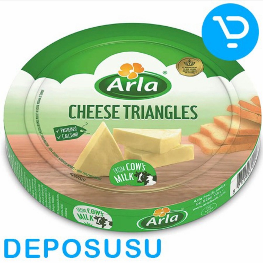 Jual Keju ARLA TRIANGLES Cheese 140g isi 8 porsi | Shopee Indonesia