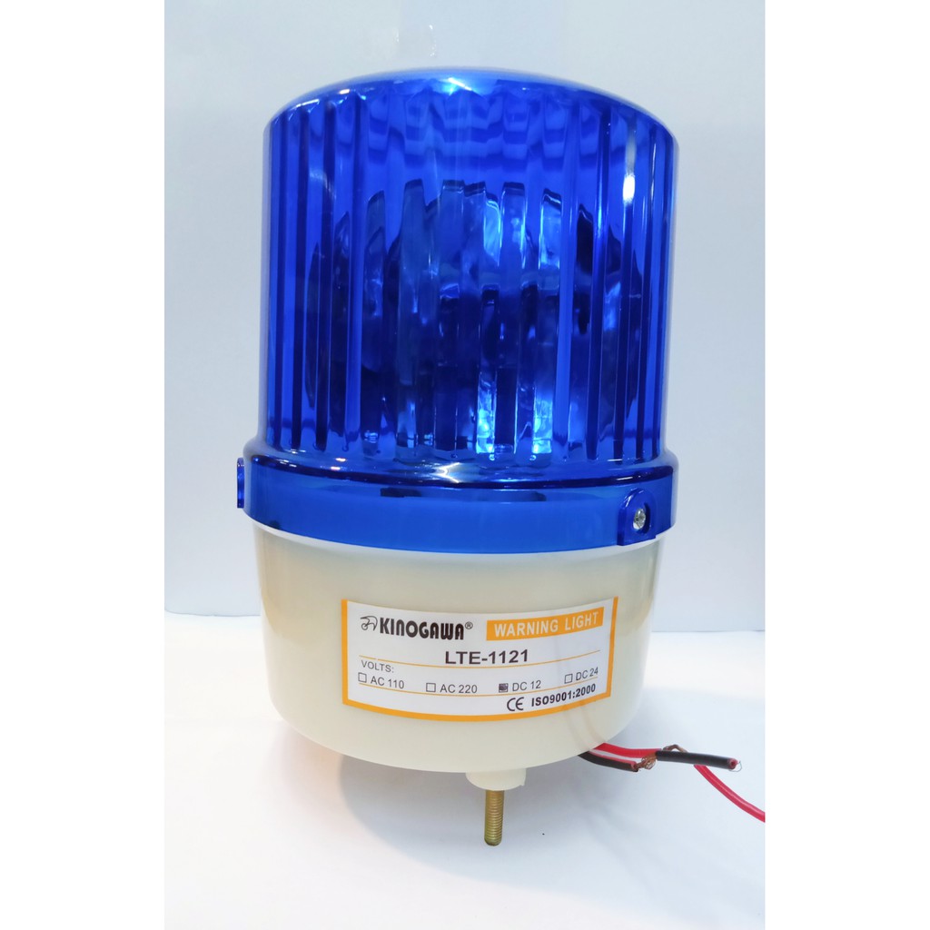 Jual ROTARY LAMP / WARNING LIGHT 5" DC 12V - Biru KINOGAWA | Shopee ...