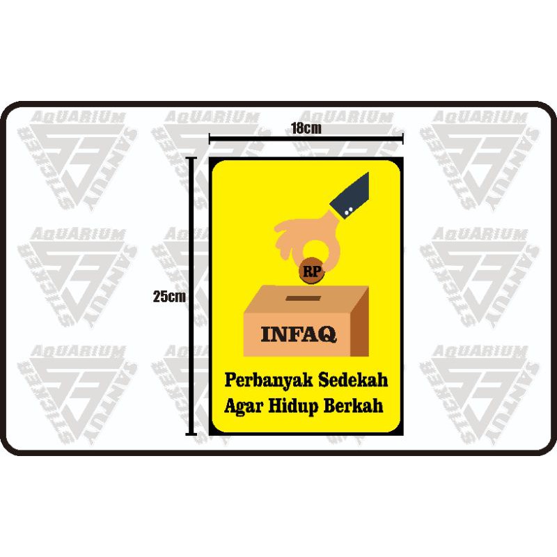 Jual sticker himbauan masjid,sticker infaq,sticker shaf,sticker wajib ...