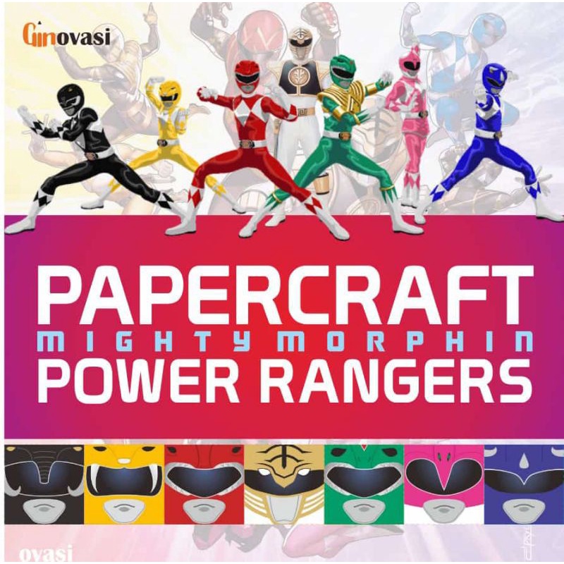Jual MAINAN EDUKATIF PAPERCRAFT ORIGAMI POWER RANGERS | Shopee Indonesia