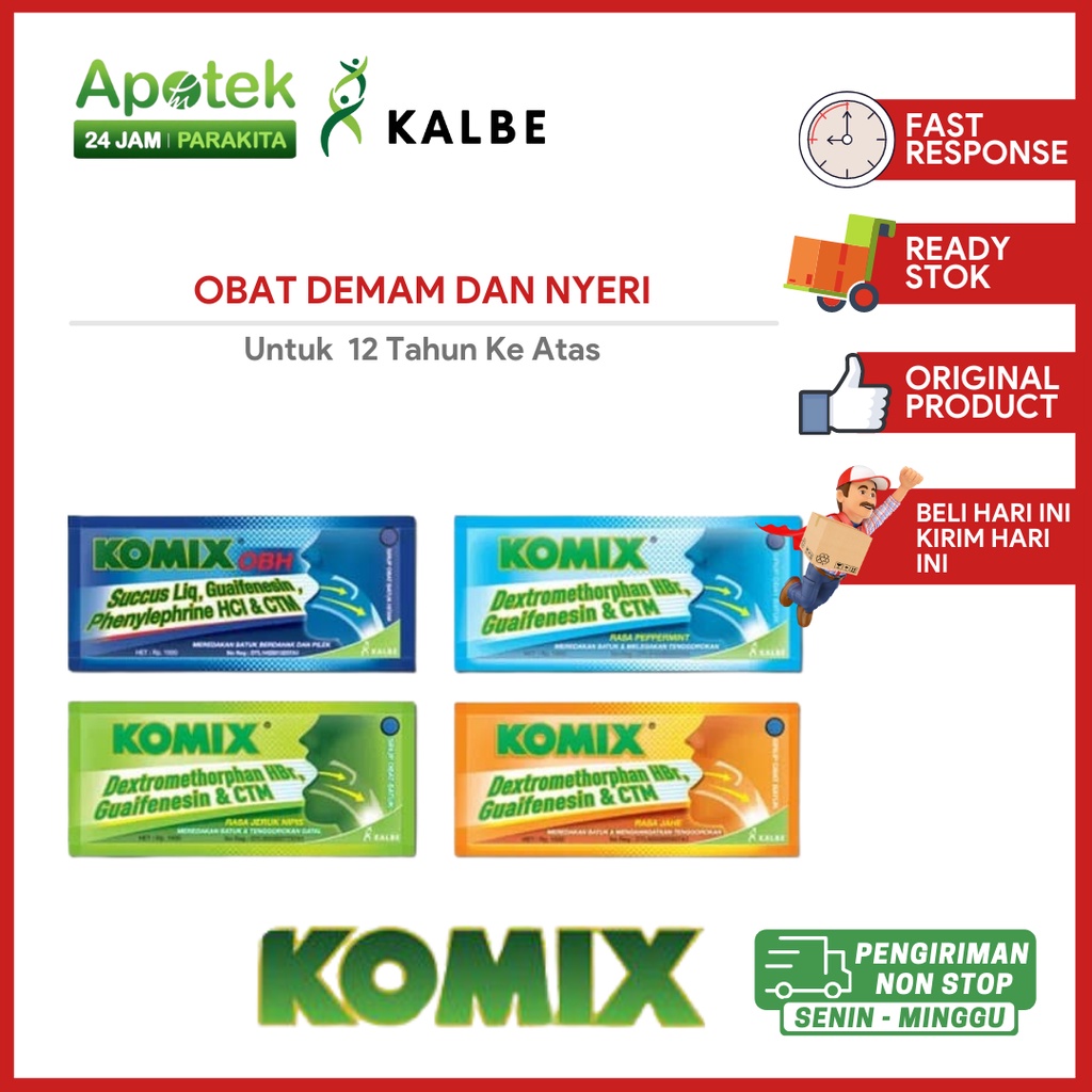 Jual Komix Untuk Melegakan Tenggorokan Gatal, Batuk Berdahak dan Kering ...