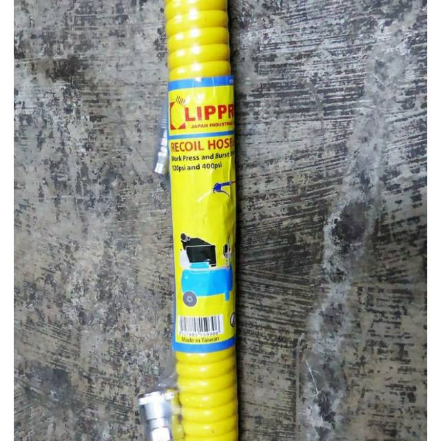 Jual Selang Angin Spiral / Recoil Hise Kuning LIPPRO 6M | Shopee Indonesia