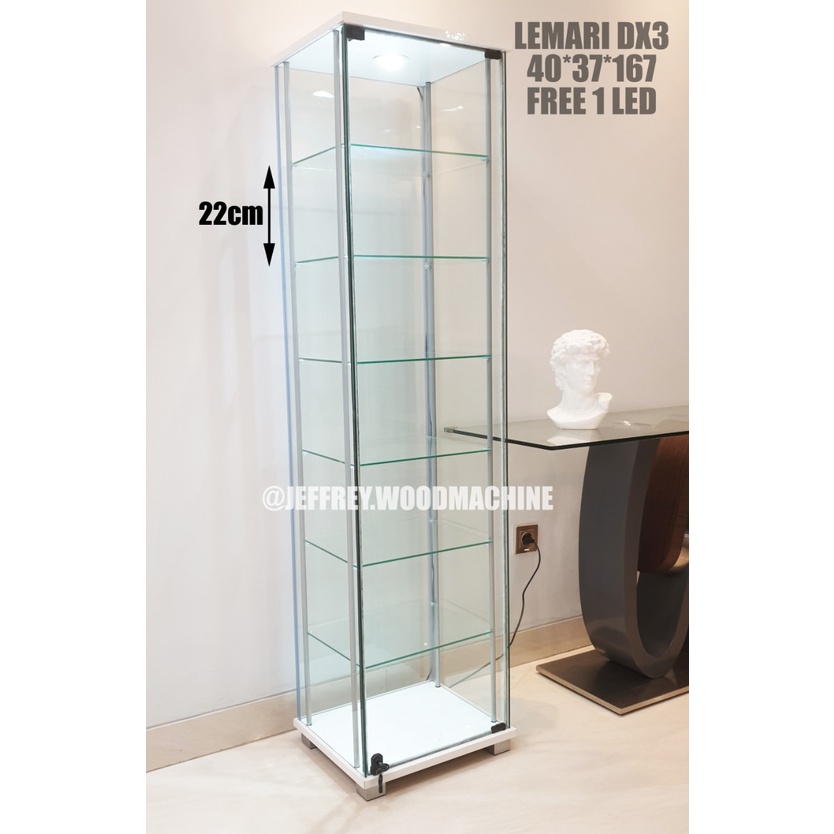 Jual Lemari Pajang Kaca 1 pintu kecil | Shopee Indonesia