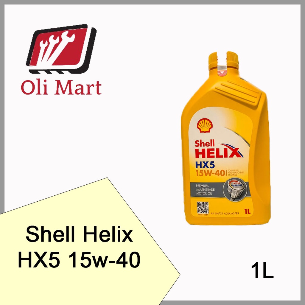 Jual Oli Shell Helix hx5 15w40 1L | Shopee Indonesia