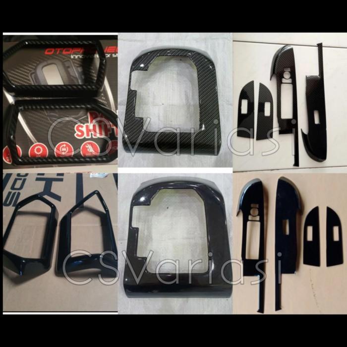 Jual Paket Panel Shifter Armrest AC R/L Raize Rocky 2021 Hitam Carbon ...