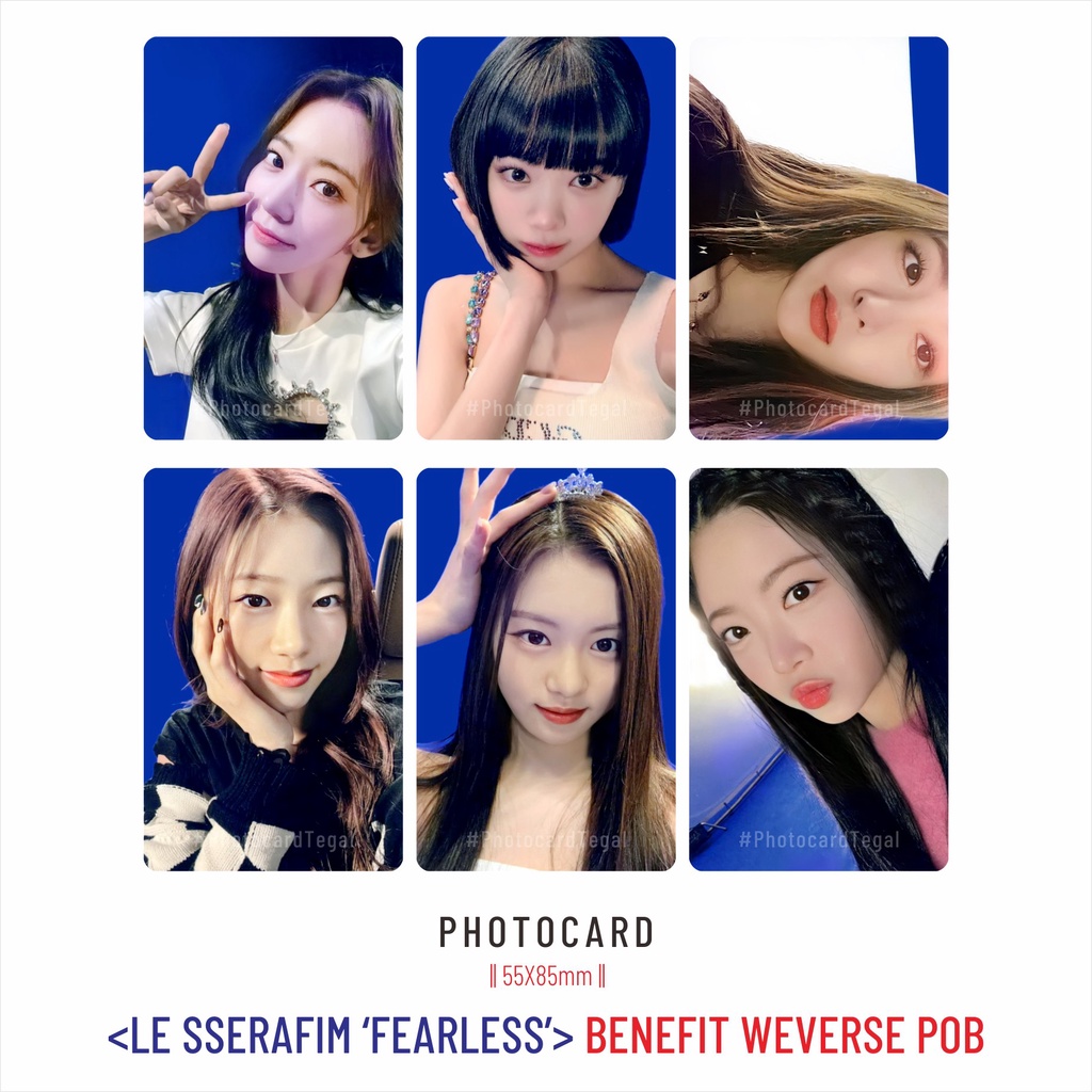 Jual [READY!!] PHOTOCARD 'RARE' LE SSERAFIM 'ALBUM FEARLESS' (Sakura ...