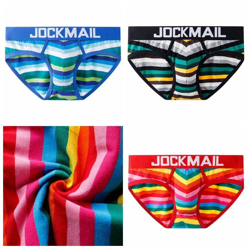 Jual Jockmail Bikini Brief Men Sexy Underwear Cotton Cuecas Masculinas