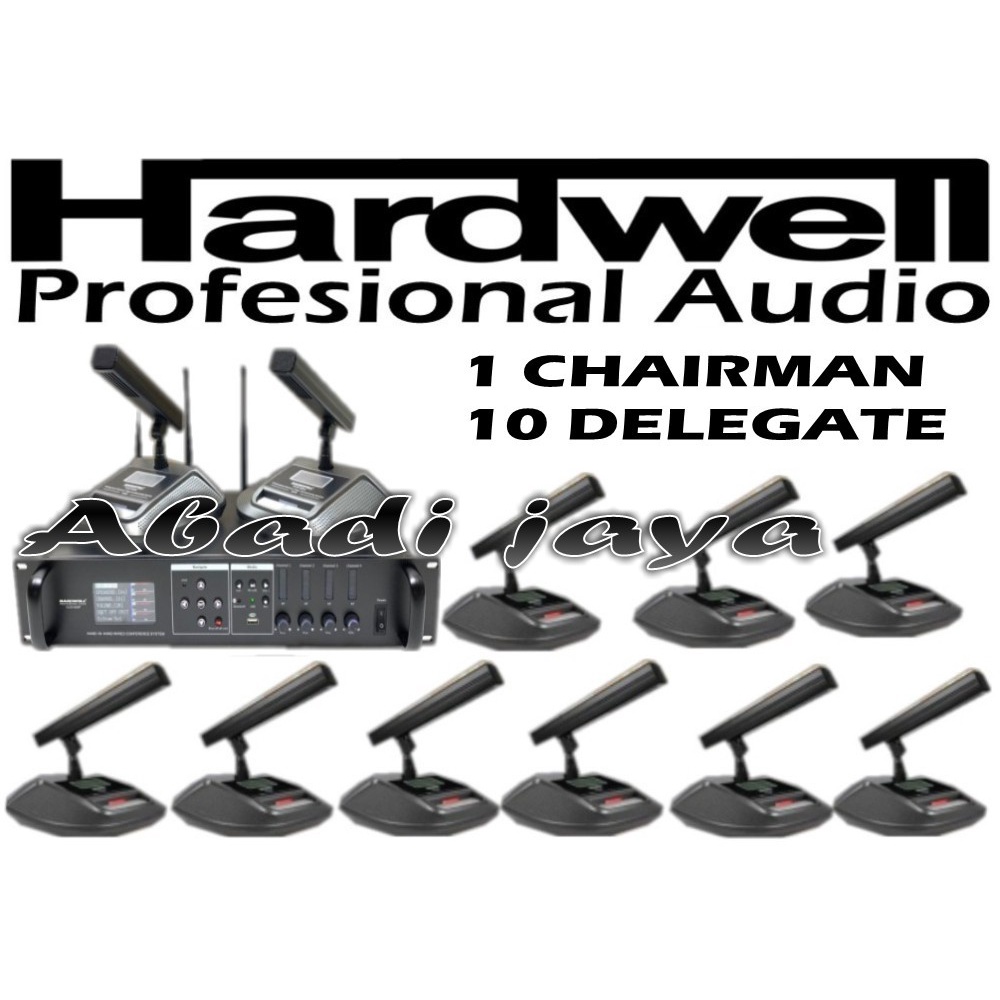 Jual mic wireless meja rapat conference hardwell ccs 1000 p c d 11 mic ...