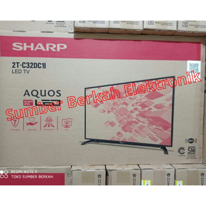 Jual LED TV SHARP 32 INCH resmi 2T-C32DC1 32" Digital C 32 DC promo bandung 32dc | Shopee Indonesia