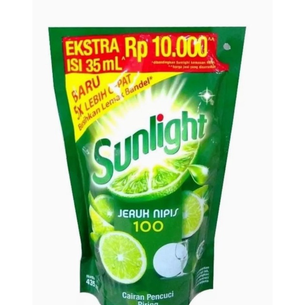 Jual Sunlight cairan pencuci piring kemasan 460 ML dan 770 ML | Shopee ...