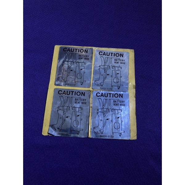 Jual original nos stiker sticker striping caution perhatian cover box ...